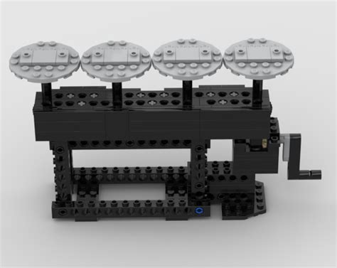 Lego Moc Figure Show Off Stand 4 Figures By Mcmoc Rebrickable
