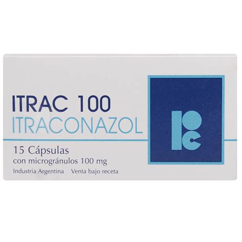 Itrac Itraconazol 100 Mg 15 Cápsulas Cruz Verde