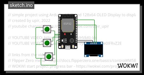 Example Oled Copy Wokwi Esp32 Stm32 Arduino Simulator