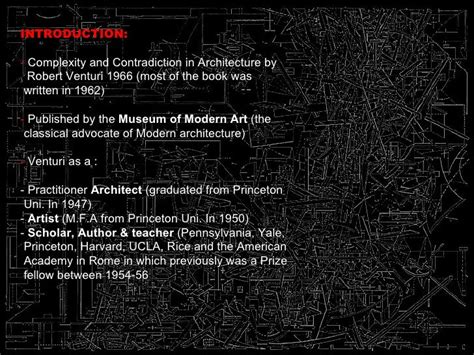 Complexity And Contradiction In Architecture