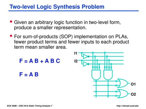 Ppt Ece260b Cse241a Winter 2005 Logic Synthesis Powerpoint