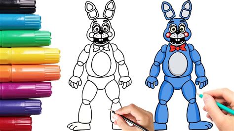 Toy Bonnie Fnaf 2 Drawing