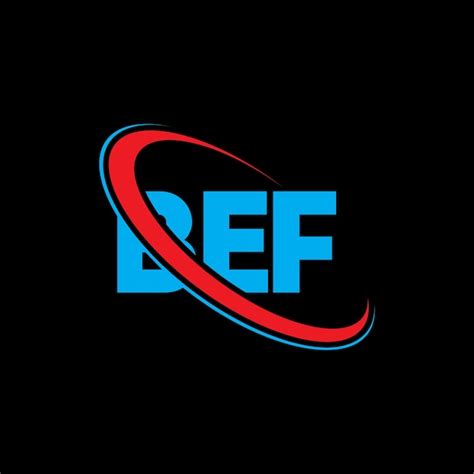 Premium Vector Bef Logo Bef Letter Bef Letter Logo Design Initials Bef Logo Linked With Circle