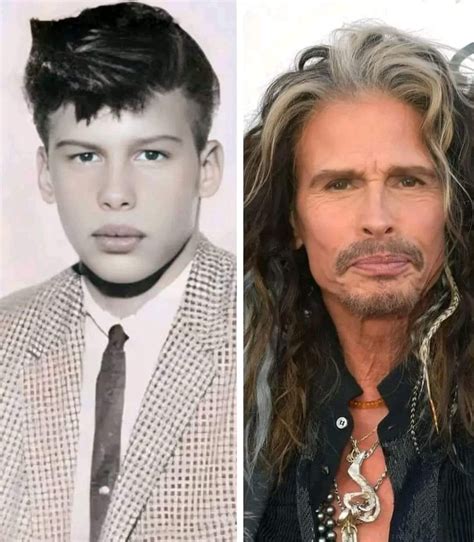 ภาพเก่าในอดีต ภาพของ Steven Tyler นักร้องนำวงaerosmith เจ้าของเพลงi Dont Want To Miss A