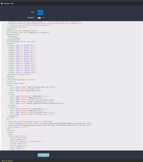 [solved] vm xml view expand editor vm engine kvm unraid