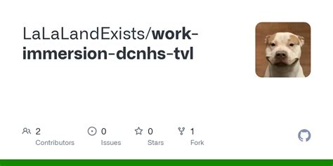Github Lalalandexists Work Immersion Dcnhs Tvl