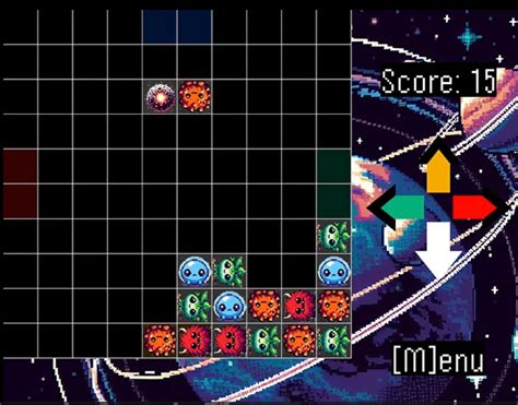 落ちものパズルゲーム Gravity Alien Jarjar Booth
