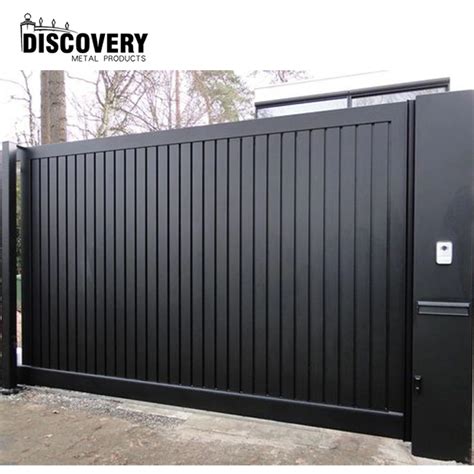 New Design Automatic Or Manual Sliding Gate Design Waterproof Aluminium