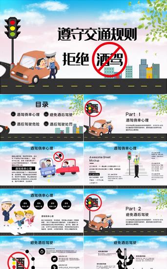 Driving Safety Powerpoint Templates Free PPT Theme Background Download Pikbest