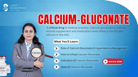 The Calcium Gluconate Solution For Life Threatening Hyperkalemia Anesthesia Lectures With Dr