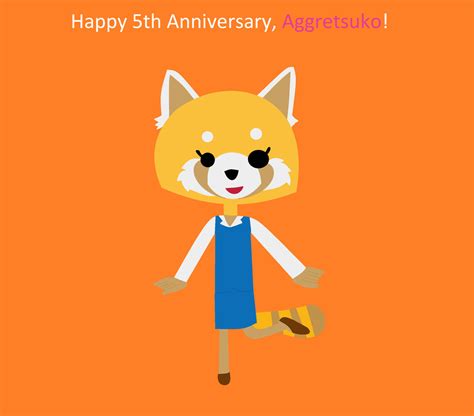 Happy 5th Anniversary Aggretsuko By Coolcharles295 On Deviantart