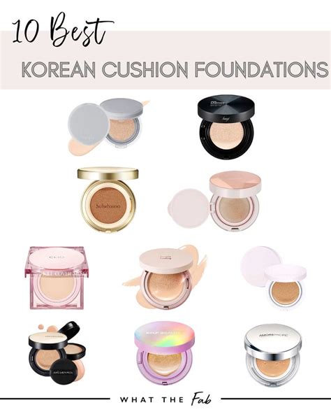10 Best Korean Cushion Foundations Cushion Foundation Foundation For