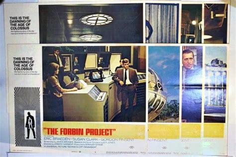 Original Lobby Cards Colossus The Forbin Project 1970 Set Of 8