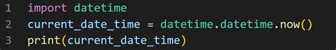 Python Datetime