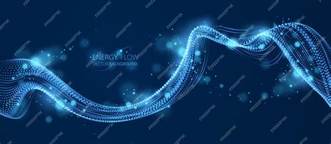 Premium Vector Vector Abstract Background With Wave Of Flowing