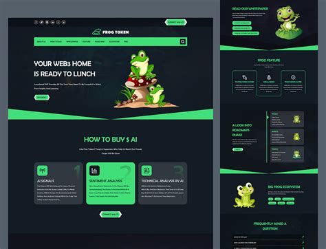 Frog Coin Html And Tailwind Css Website Template By Allclonescript On