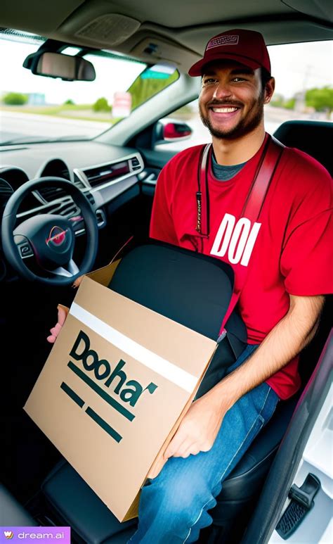 AI DD Driver with cardboard box. Just write your panhandling message on the box. : r/doordash