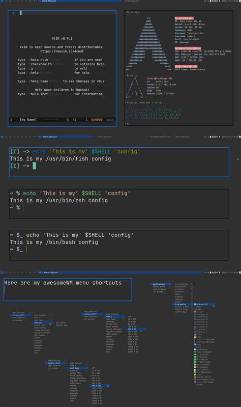 [awesomewm] the anti rice linux rice short story in comments r unixporn