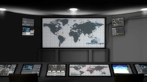 Artist Rendering High Tech Command Center Room 23965303 Stock Video At Vecteezy