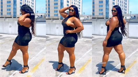 Black Mini Dress Tryon Video Thick Legs Black High Heels Plus Size Cur