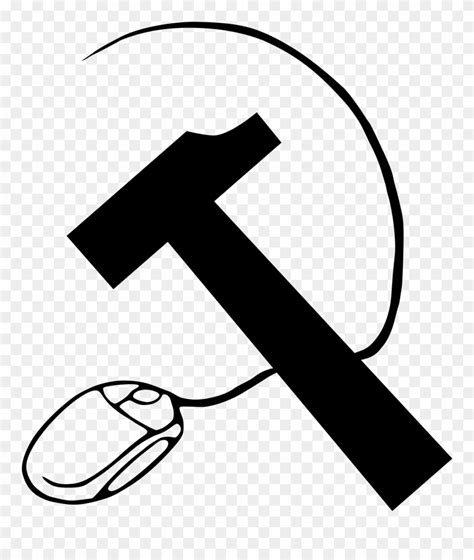 Download Hammer And Mouse Working Class Symbol Clipart 1084716