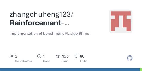 Github Zhangchuheng123reinforcement Implementation Implementation Of Benchmark Rl Algorithms