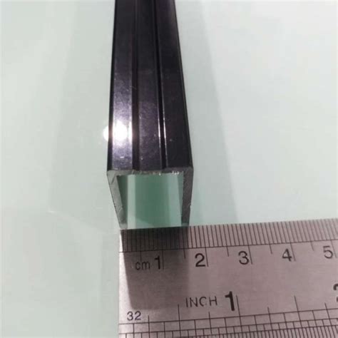 Promo List U Aluminium Partisi Cubicle 12mm Lis U 5 6 Meter Hitam Diskon 33 Di Seller