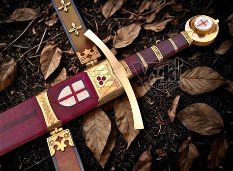 Hand Forged Kings Sword — A Regal Medieval Inspired Masterpiece Etsy