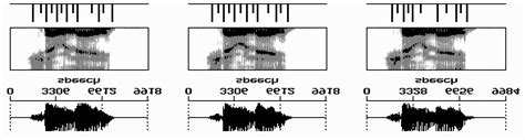Three Phonetically Segmented Speech Examples From Top A Speech B