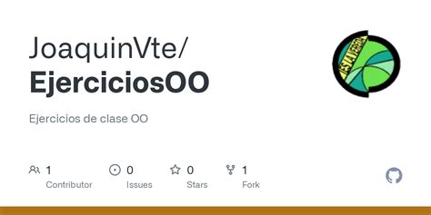 GitHub JoaquinVte EjerciciosOO Ejercicios De Clase OO