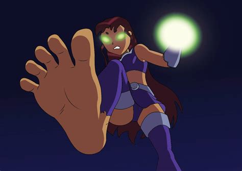 Teen Titans Pies De Starfire By Feet75900 On Deviantart