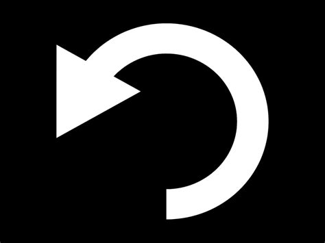 Refresh Arrow Black Isolated Icon Logo Vector Download Logowik