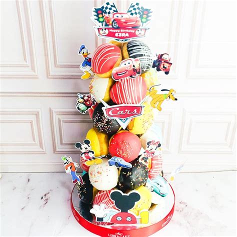 Jual Donatdonat Ulang Tahundonat Birthdaydonat Tower Tema Carsdonat
