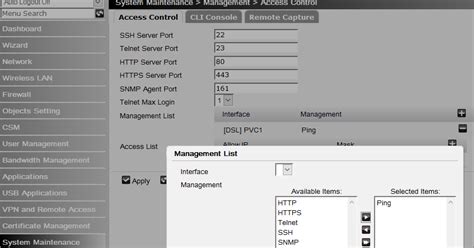 Memory Sieve Draytek Vigor 2760 Respond To Ping On WAN Internet Interface
