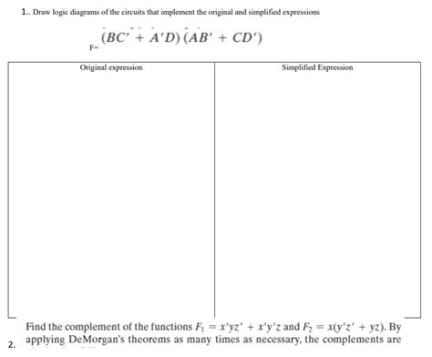 Solved Draw Logic Diagrams Of The Circuits That Chegg Com