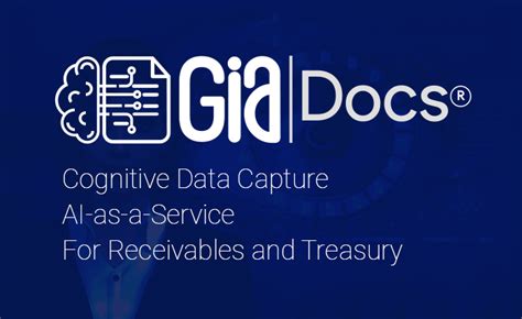 Emagia Announces Gia Docs Ai A Cognitive Data Capture Service For Finance Enterprise