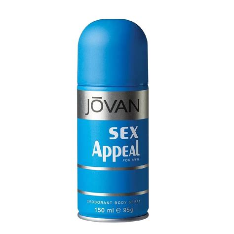 Jovan Sex Appeal Deodorant Body Spray For Men 150ml Divine Perfume