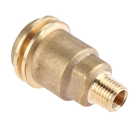 1set Solid Brass Propane Gas Pipe Thread Adapter M Grandado