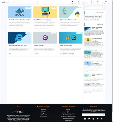 Valexa Php Script For Selling Digital Products And Digital Downloads By