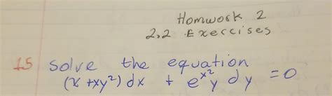 Solved Homwork 22 2 ﻿exercises15 ﻿solve The