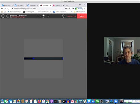 virtual workshop coding with color shape and sound with p5js and