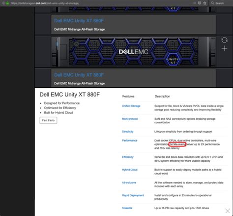 New Dell Emc Unity Lineup Unity Xt 380f 480f 680f And 880f 50mu About Storage