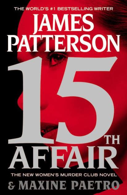 15th Affair Womens Murder Club Series 15 By James Patterson Maxine