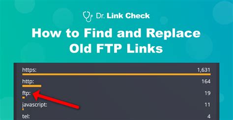 How To Find And Replace Old Ftp Links Dr Link Check