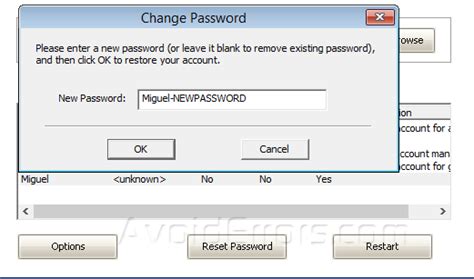 Reset Forgotten Windows Password With A UEFI Bootable USB AvoidErrors