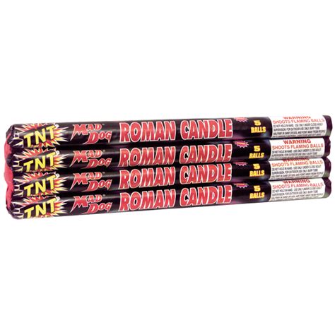 Fireworks Tnt Fireworks 5 Ball Mad Dog® Roman Candle