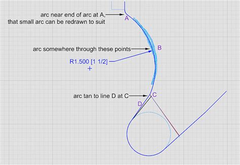 How To Draw Arc Tan At End Of Line D And Near To A And B Rhino For Windows McNeel Forum