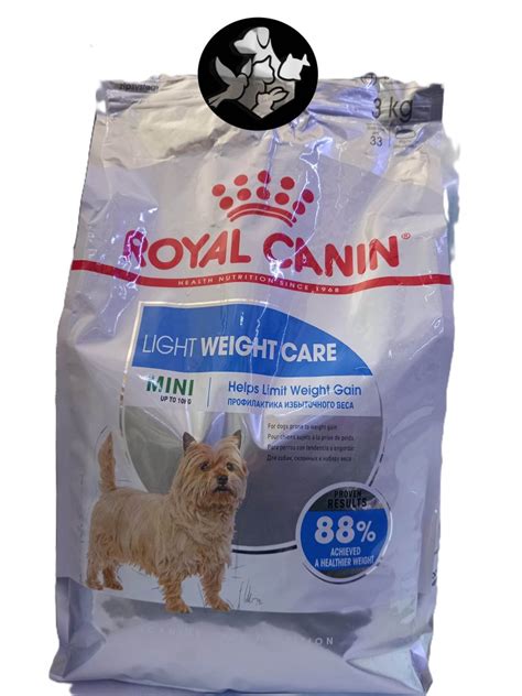 غذای خشک سگ لایت ویت کر رویال کنین نژادمینی 3کیلویی