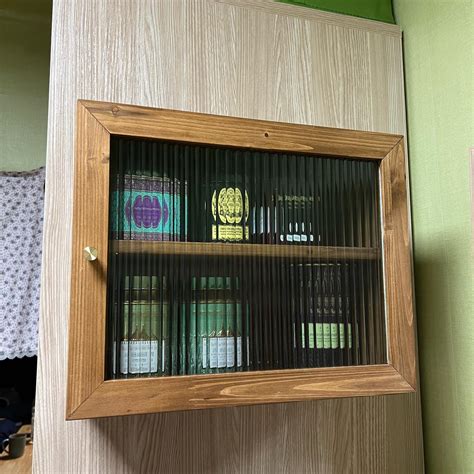 맞춤 주문제작 됭 홍차통 보관하는 용도의 진열장입니다 카인드샵 나무로 만드는 상자 입니다