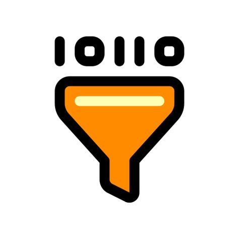 Data Filter Generic Color Lineal Color Icon